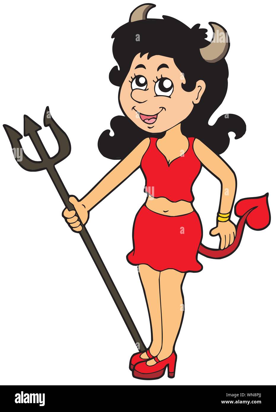 Devil Woman Cartoon
