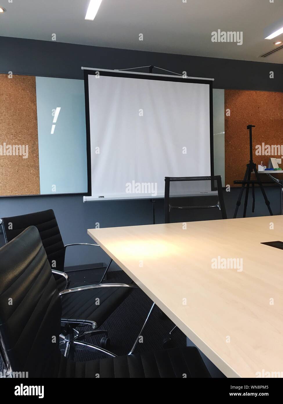 Empty conference room with chairs business hi-res stock photography and ...