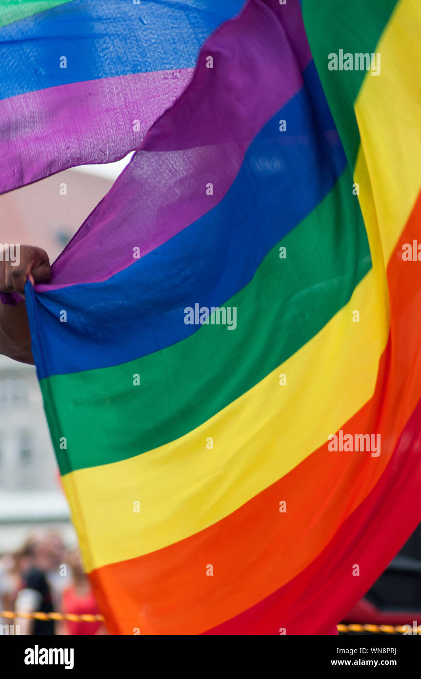 Hand rainbow hi-res stock photography and images - Alamy