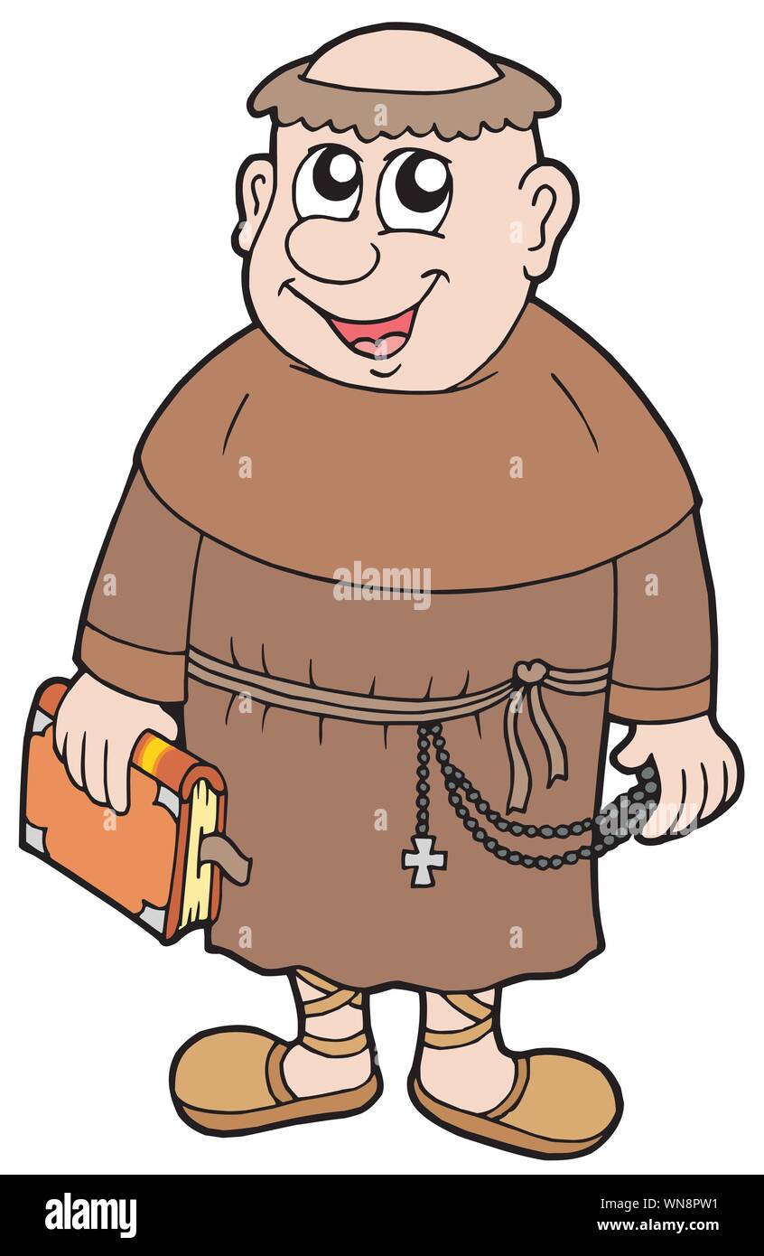 Monk portraits Stock Vector Images - Alamy