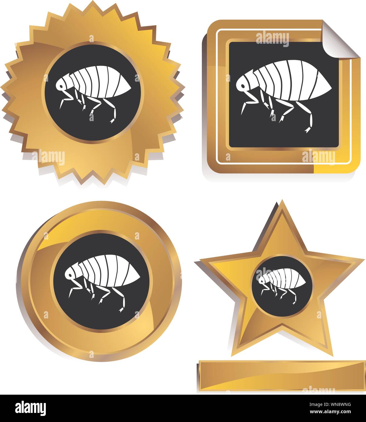 Flea bite Cut Out Stock Images & Pictures - Alamy
