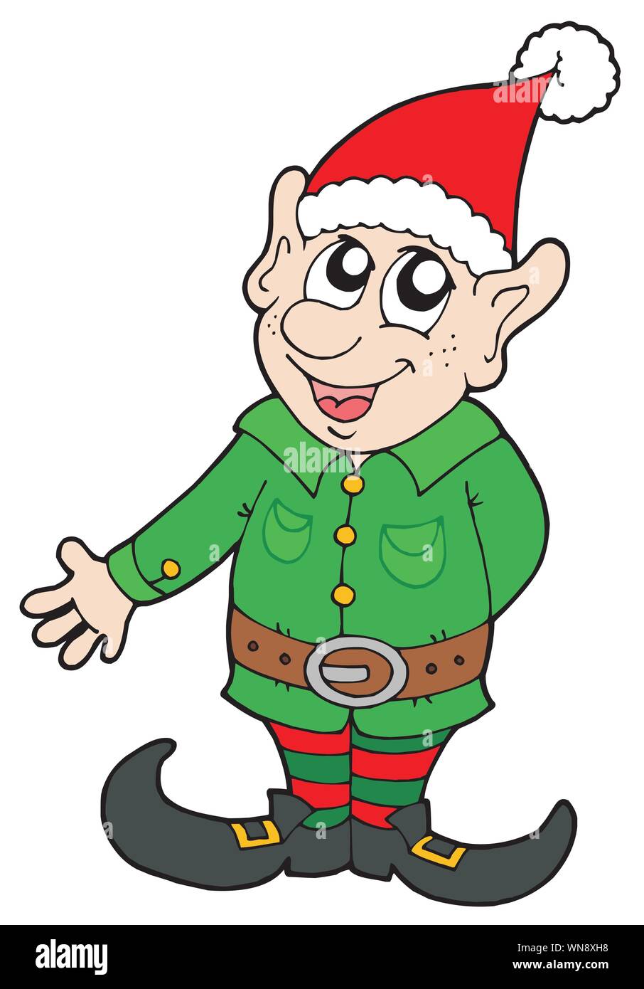 Festive elf artwork hi-res stock photography and images - Alamy