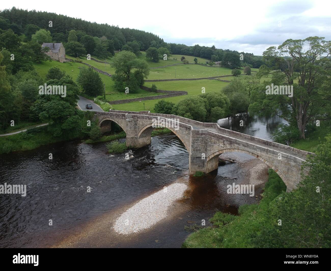 Barden bridge Yorkshire Stock Photo - Alamy