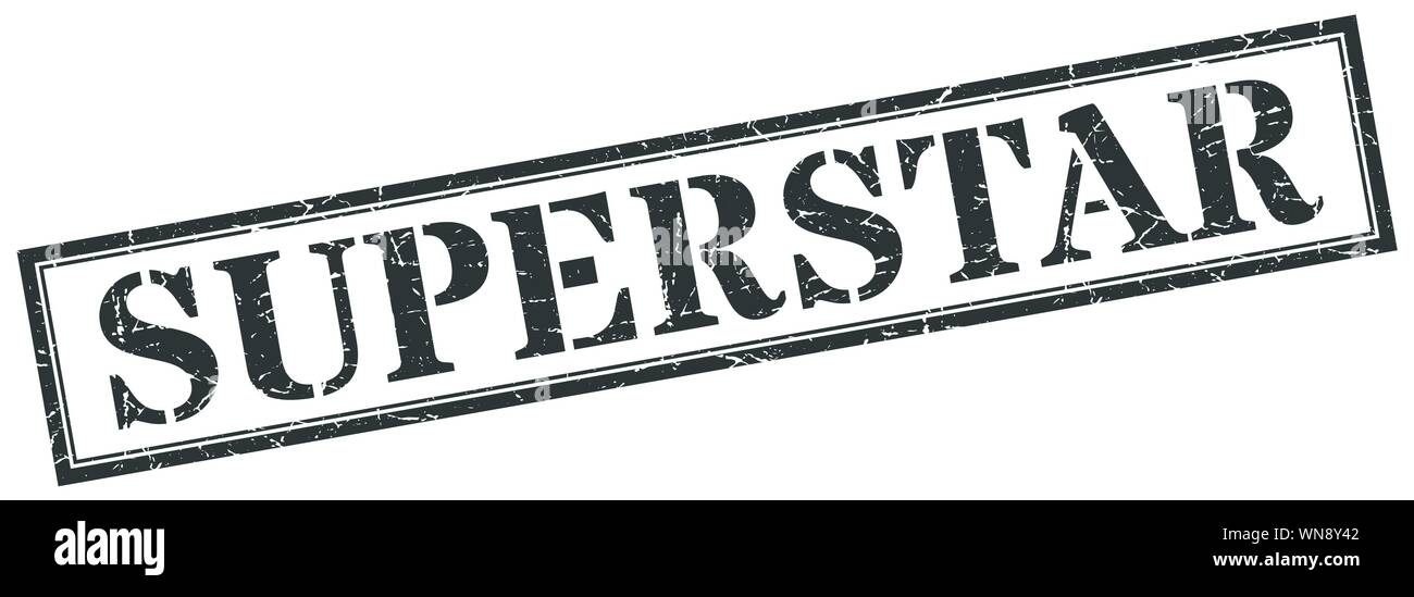 superstar stamp. superstar square grunge sign. superstar Stock Vector ...