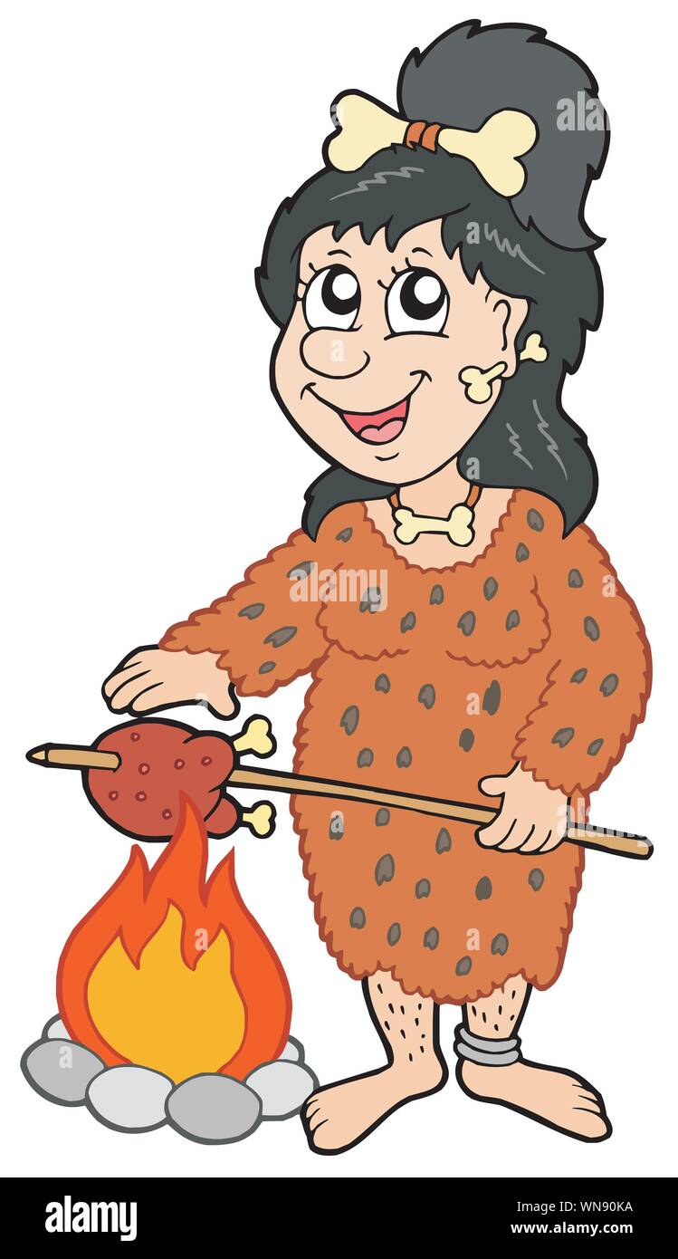 Cartoon prehistoric woman Stock Vector Image & Art - Alamy