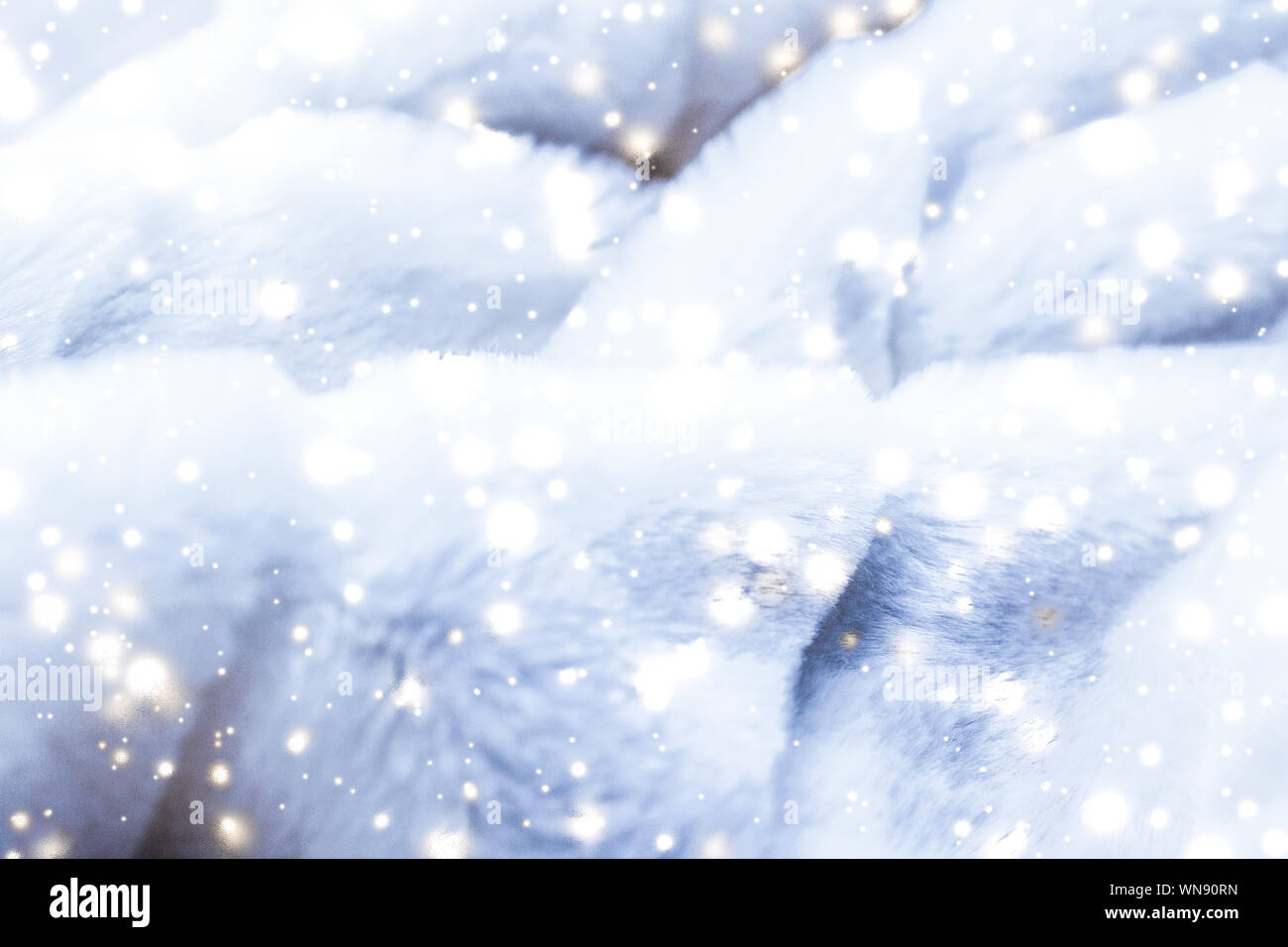 Christmas backdrop, warm winter clothing and fashion design concept ...