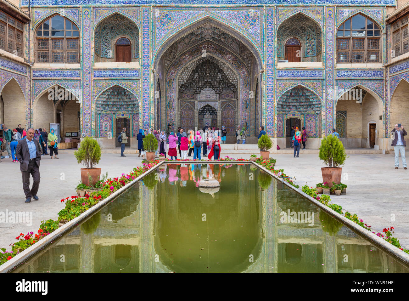Nasir al-Mulk Mosque, Pink Mosque, 1888, Shiraz, Fars Province, Iran ...