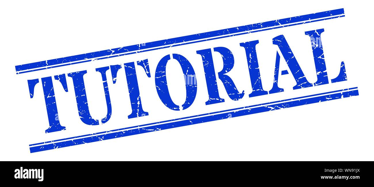 tutorial stamp. tutorial square grunge sign. tutorial Stock Vector ...