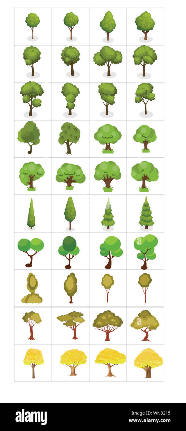 Tree illustrations hi-res stock photography and images - Alamy