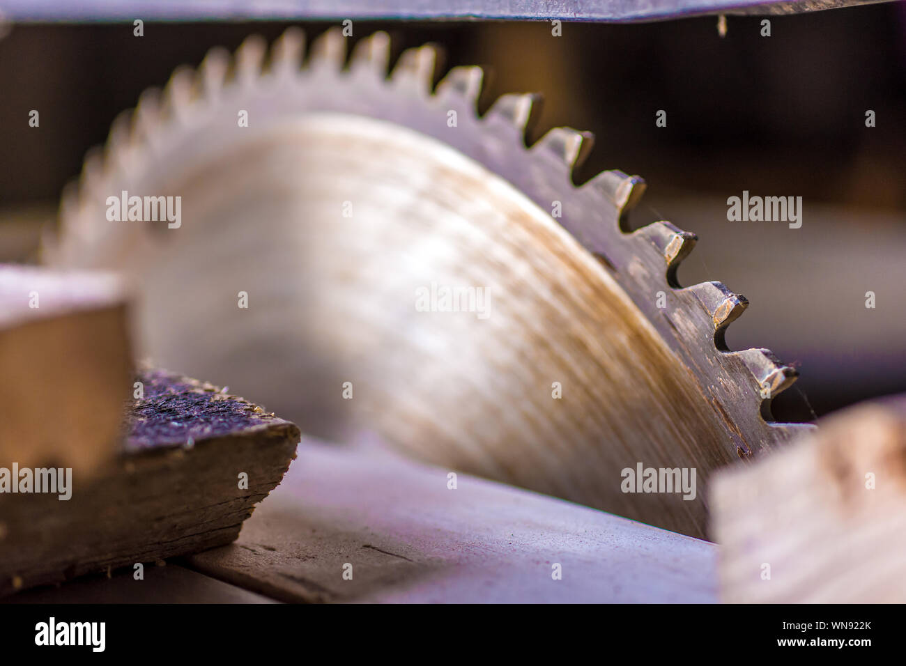 Old circular saw in a traditional workshop Stock Photo - Alamy
