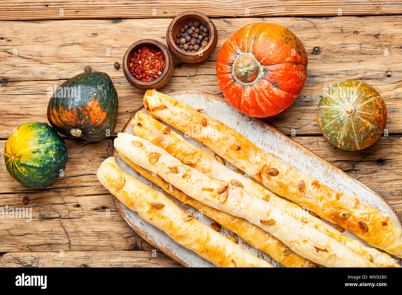 Moldovan pie made of yeast puff pastry.Placinta.Moldavian pastry ...