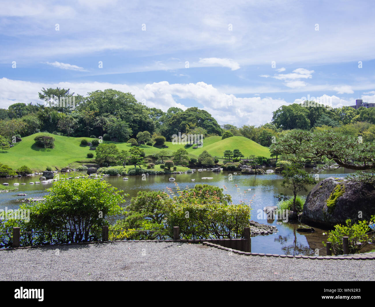 A Japanese garden known as Suizen-ji Joju-en located within the Suizen ...