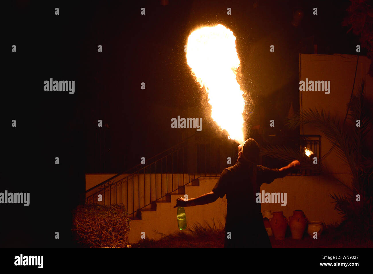Blowing fire hi-res stock photography and images - Alamy