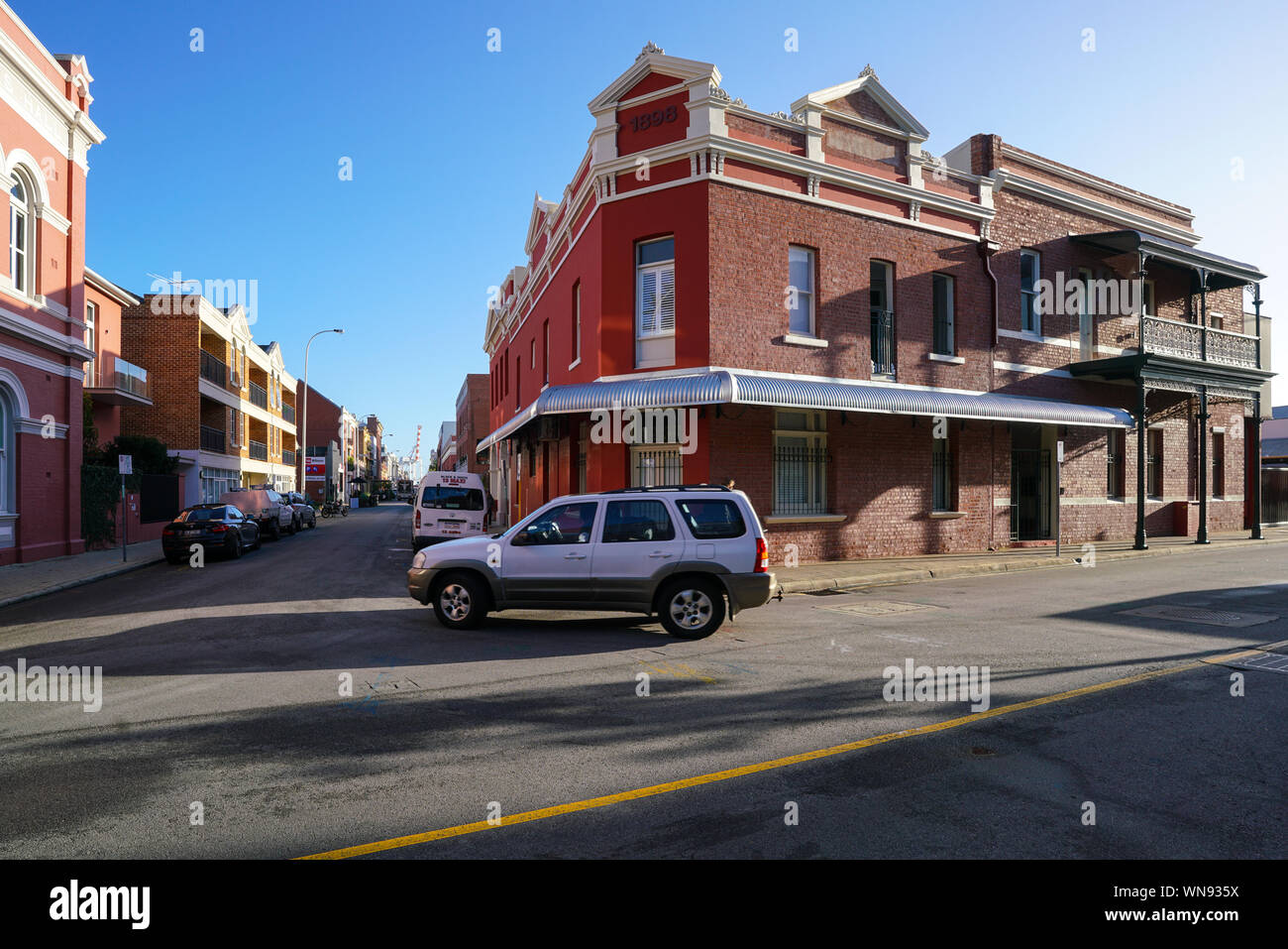 Fremantle, Western Australia - Aug 7th 2019: Fremantle's well-preserved ...