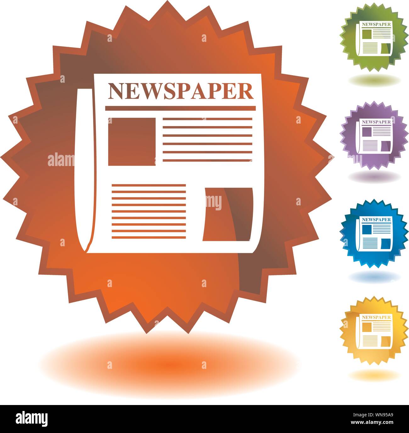 Front Page News Stock Vector Image & Art - Alamy