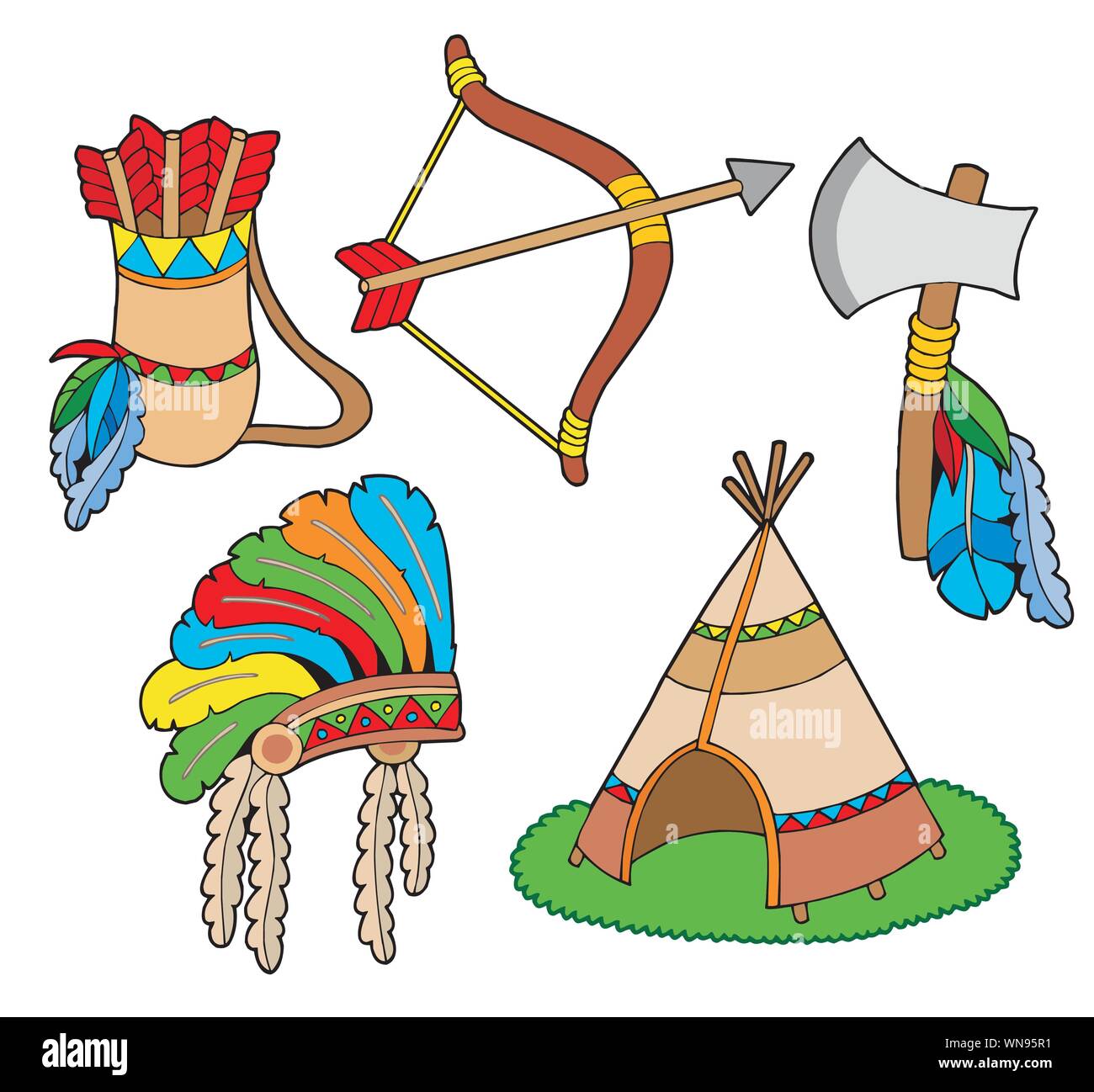 The indian indians Cut Out Stock Images & Pictures - Alamy