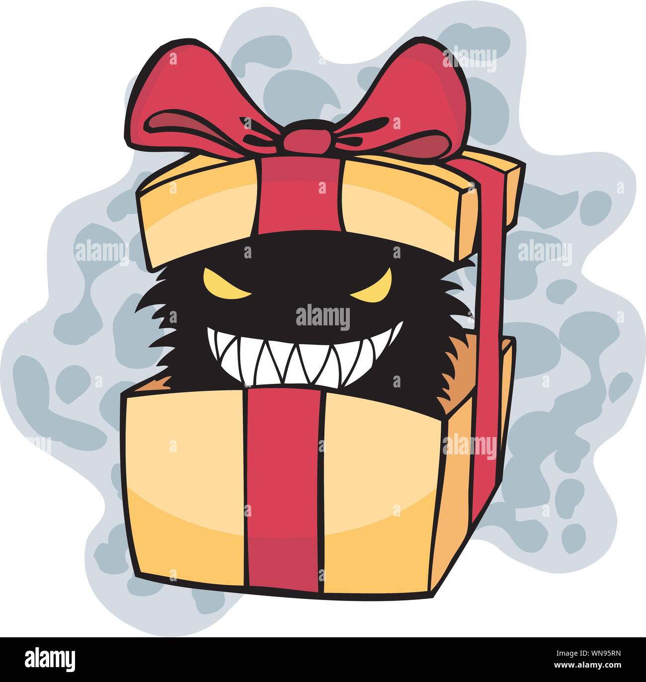 Surprise christmas gift exchange Stock Vector Images - Alamy