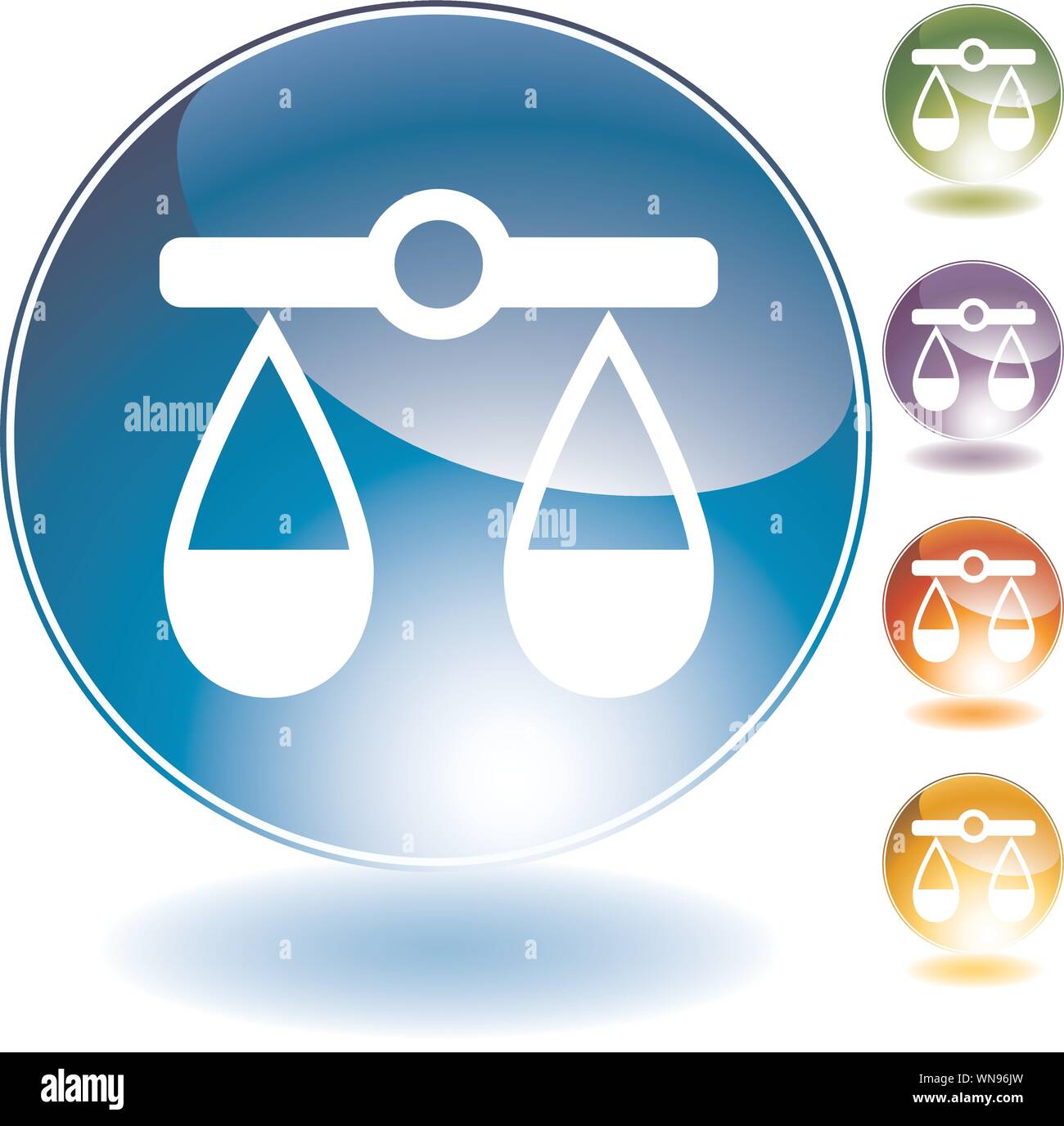 Unbalanced scale Stock Vector Images - Alamy