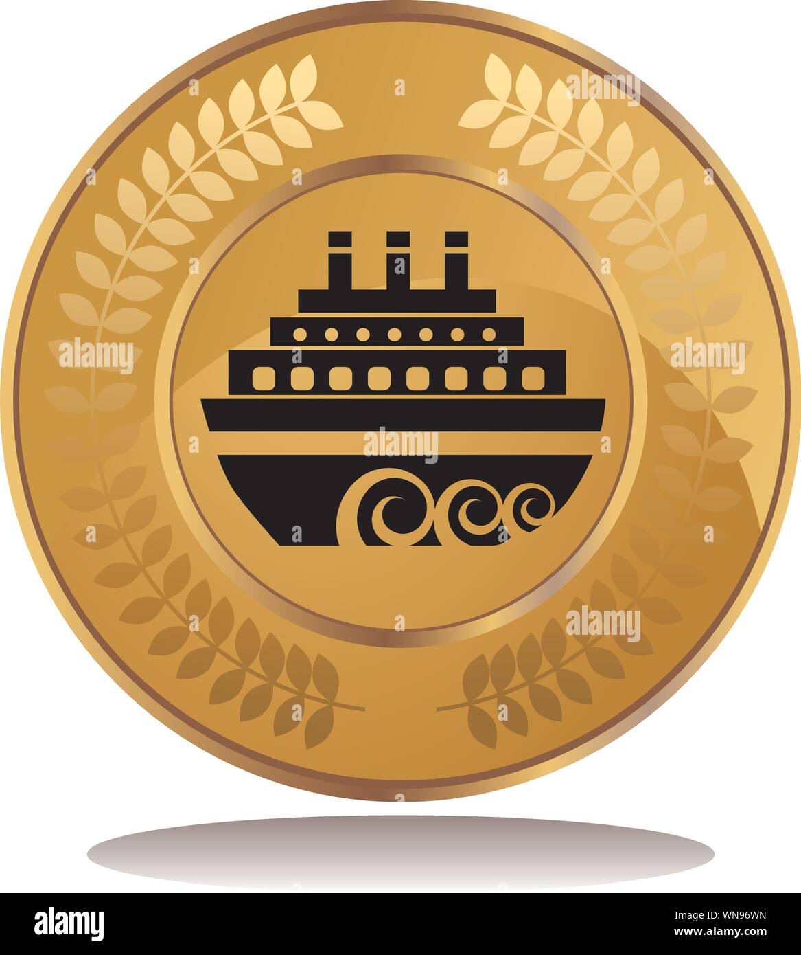 Laurel ship Stock Vector Images - Alamy