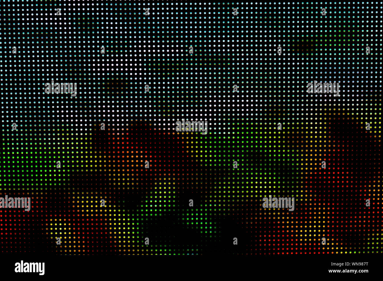 Colorful of the LED screen shows in the work Stock Photo - Alamy