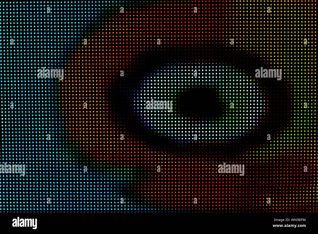 Colorful of the LED screen shows in the work Stock Photo - Alamy