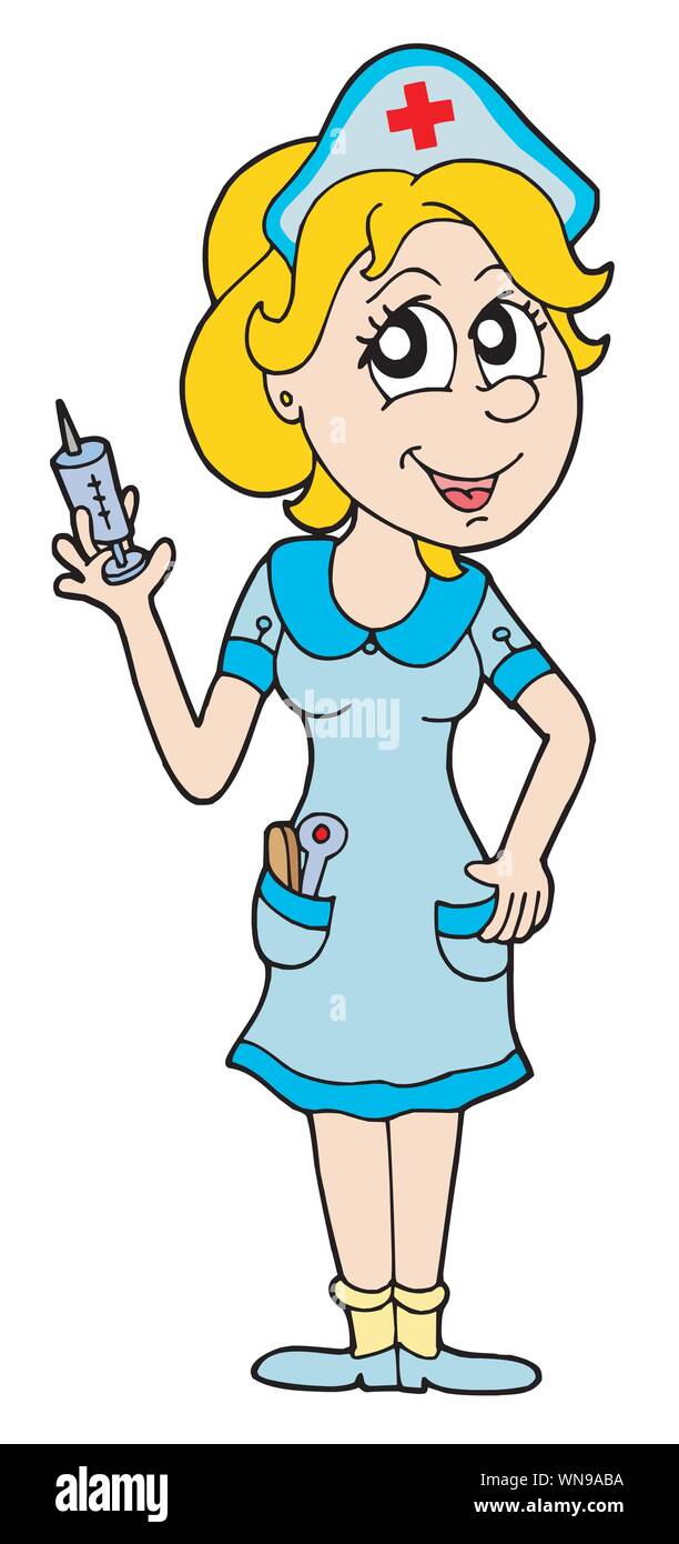 Nurse vector illustration Stock Vector Image & Art - Alamy