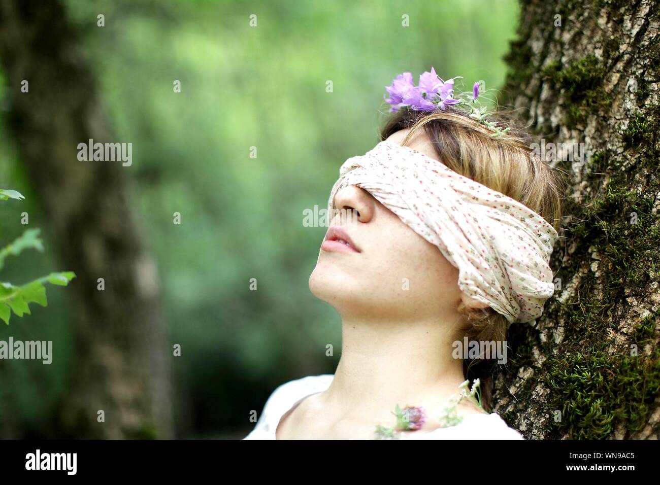 Blind Fold High Resolution Stock Photography and Images - Alamy