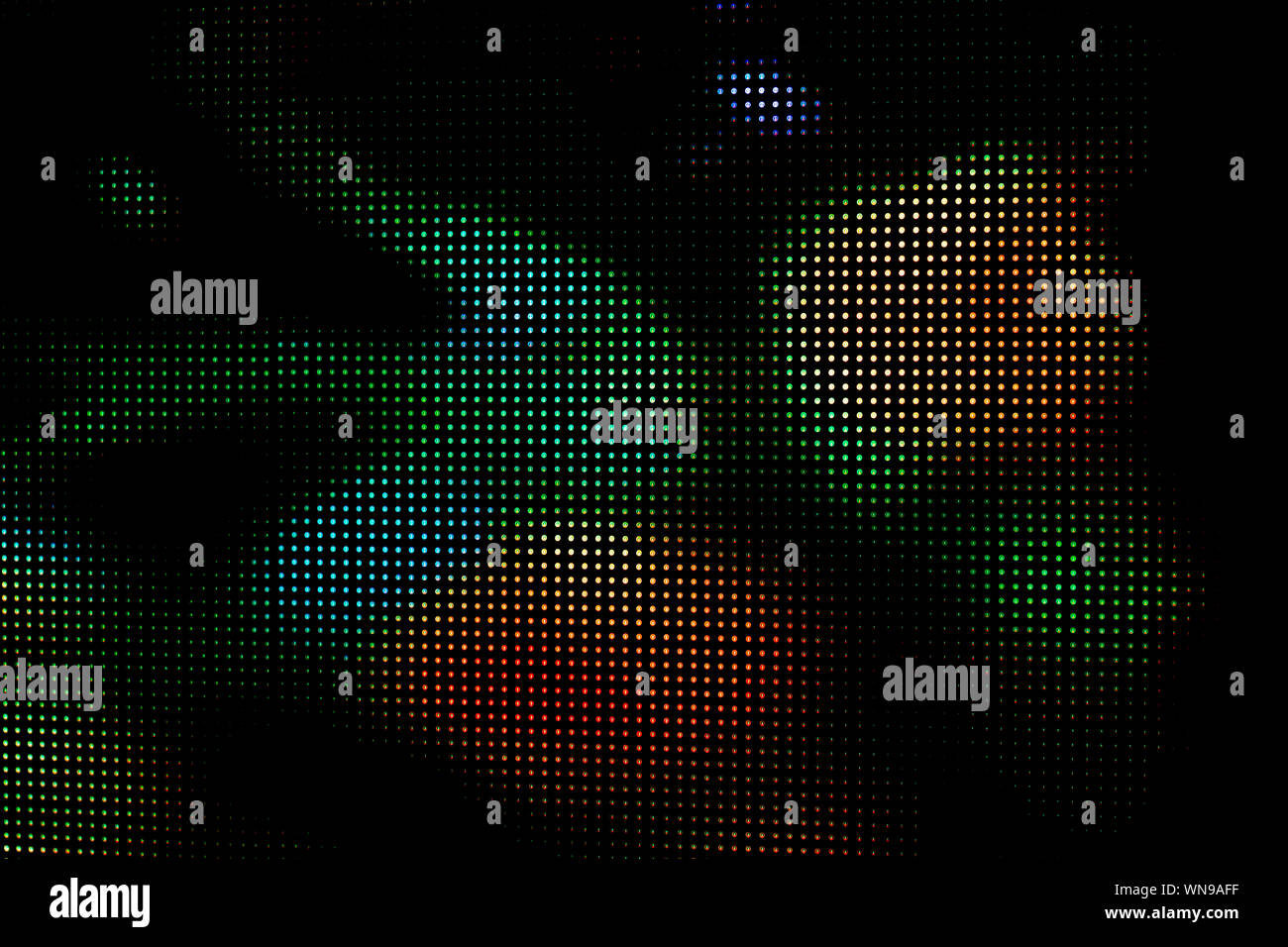 Colorful of the LED screen shows in the work Stock Photo - Alamy