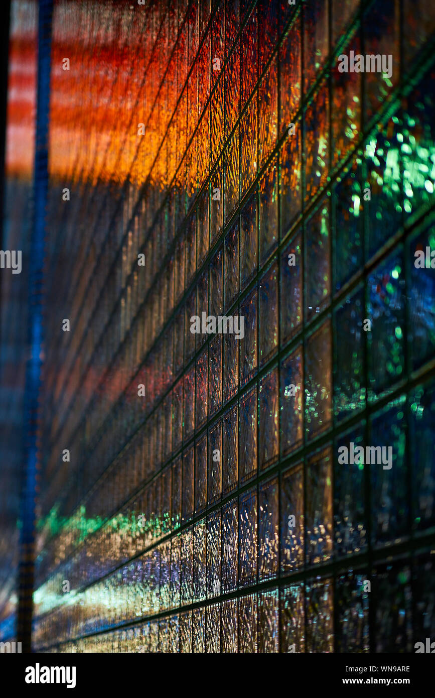 Multi colored glass building exterior hi-res stock photography and ...