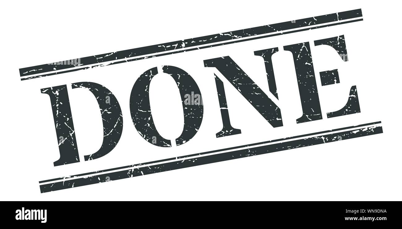 done stamp. done square grunge sign. done Stock Vector Image & Art - Alamy