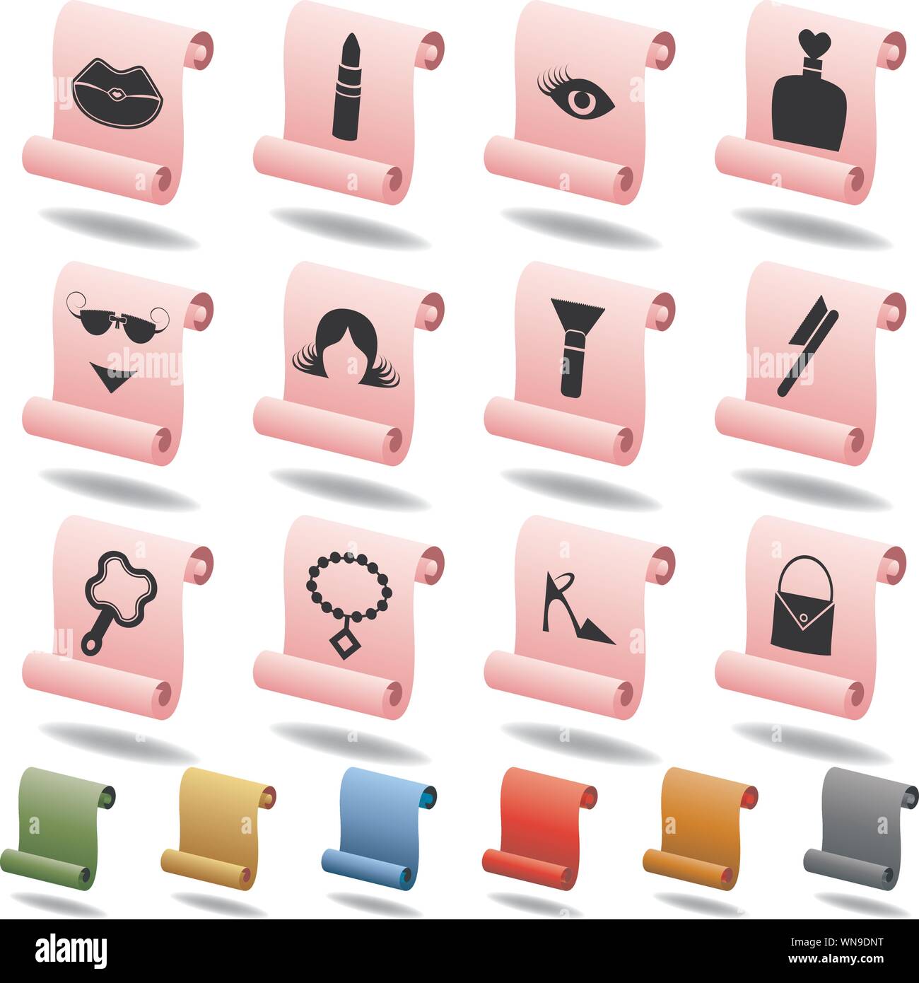 Female Fashion Icons Stock Vector Image & Art - Alamy