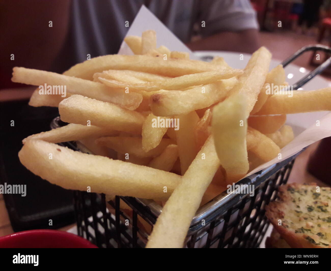 French fries in basket hi-res stock photography and images - Alamy