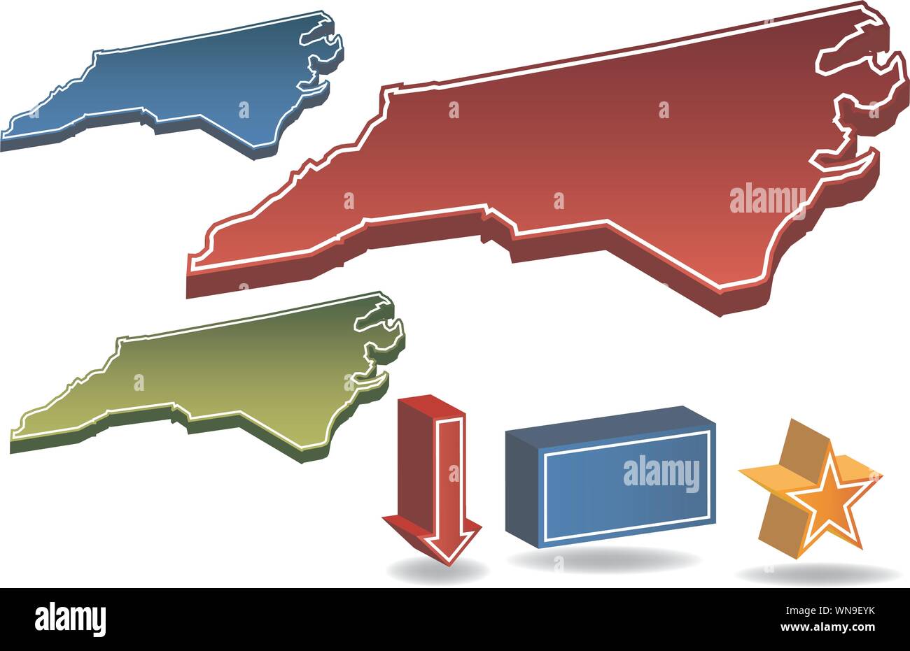 Star north carolina Stock Vector Images - Alamy