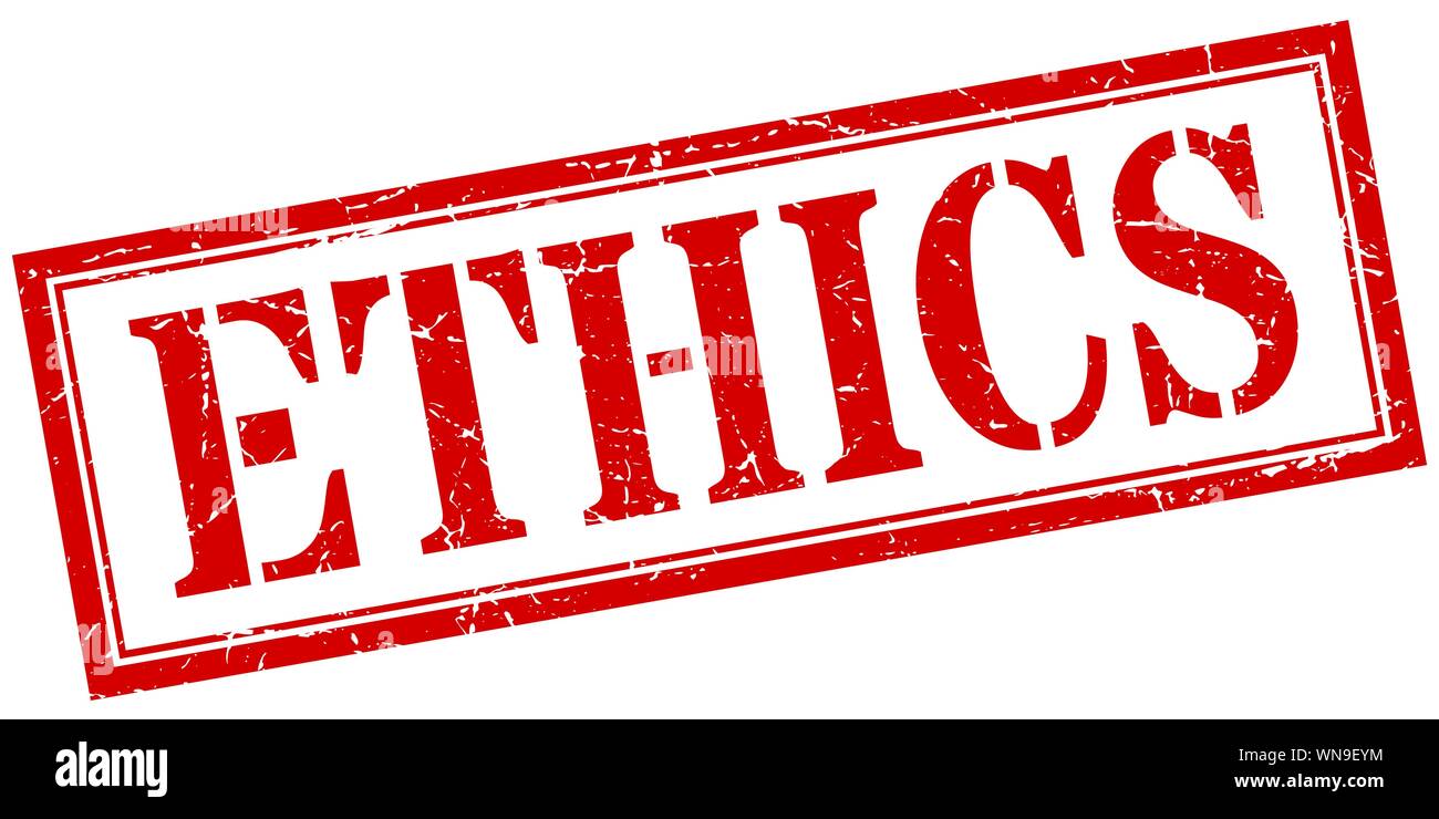 Ethics red square vintage hi-res stock photography and images - Alamy