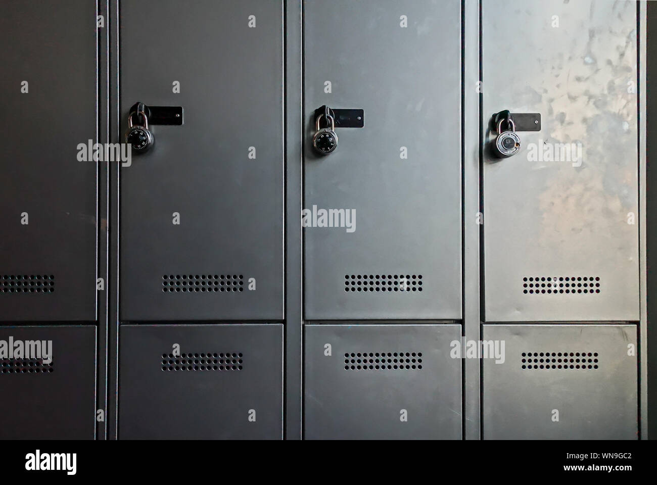 Side lockers hi-res stock photography and images - Alamy