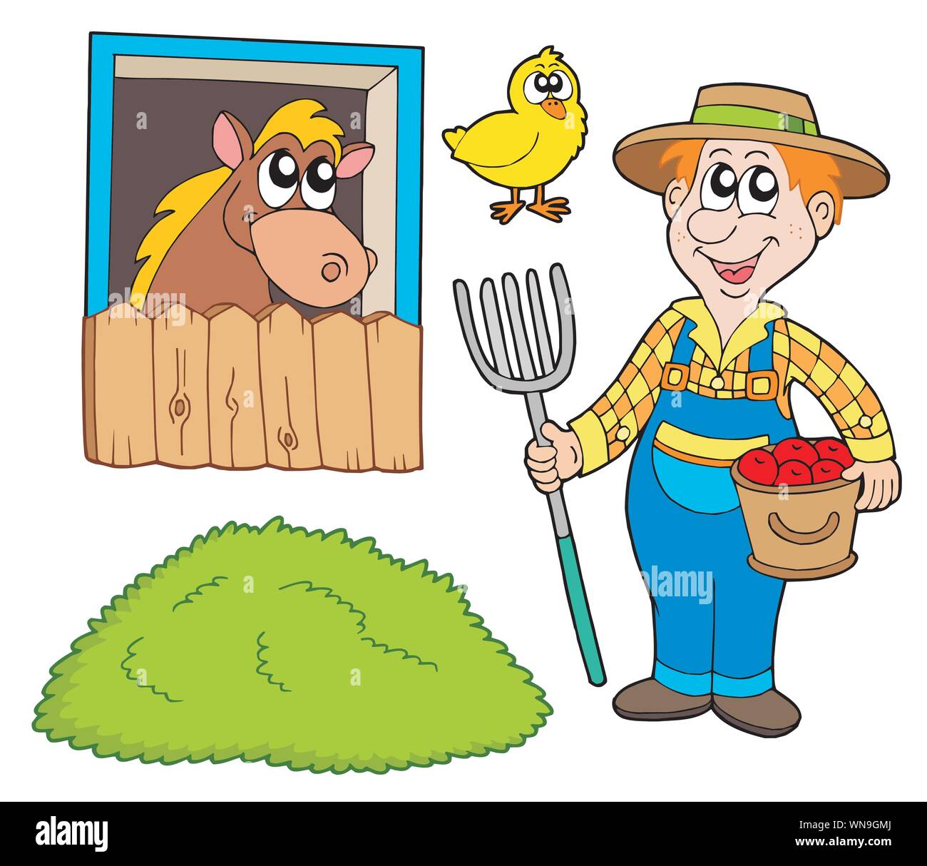 Work pony Stock Vector Images - Alamy