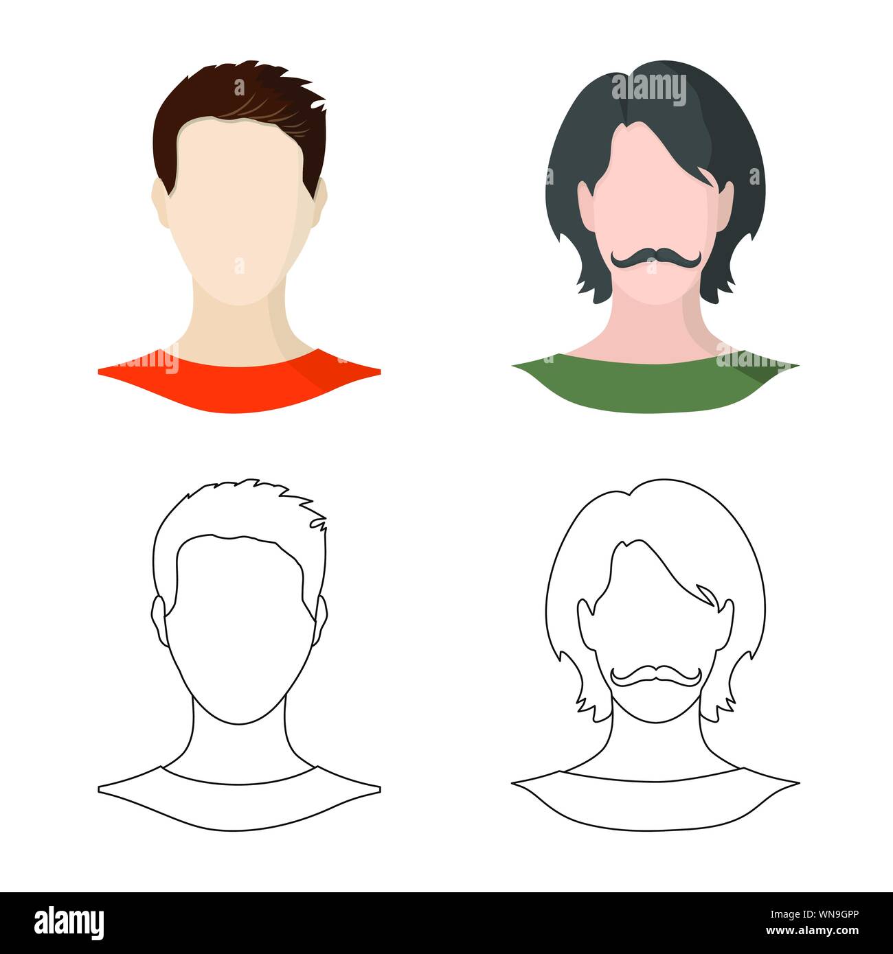 Vector illustration of professional and photo logo. Set of professional ...