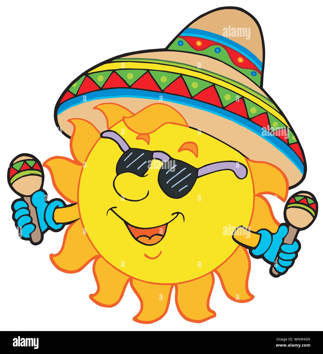 Mexican weather Stock Vector Images - Alamy