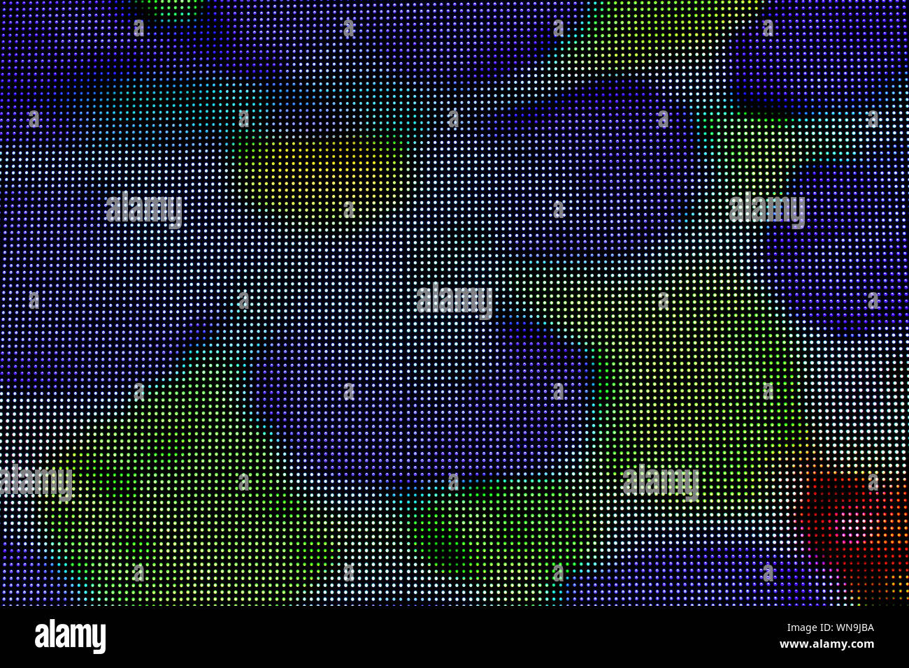Background LED display that displays the beauty of colorful flowers ...