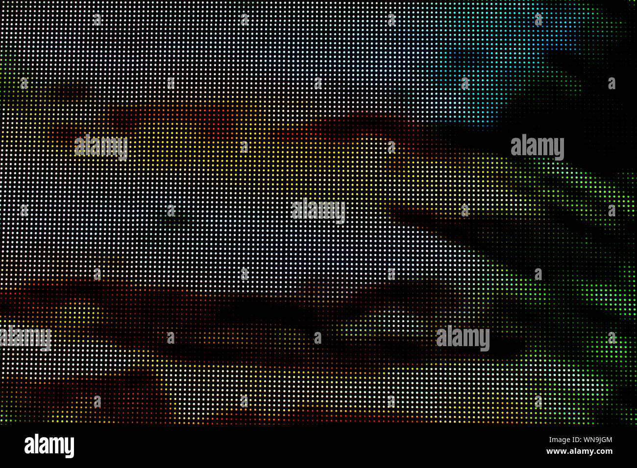 LED background display that shows the magnificent colorful Stock Photo ...