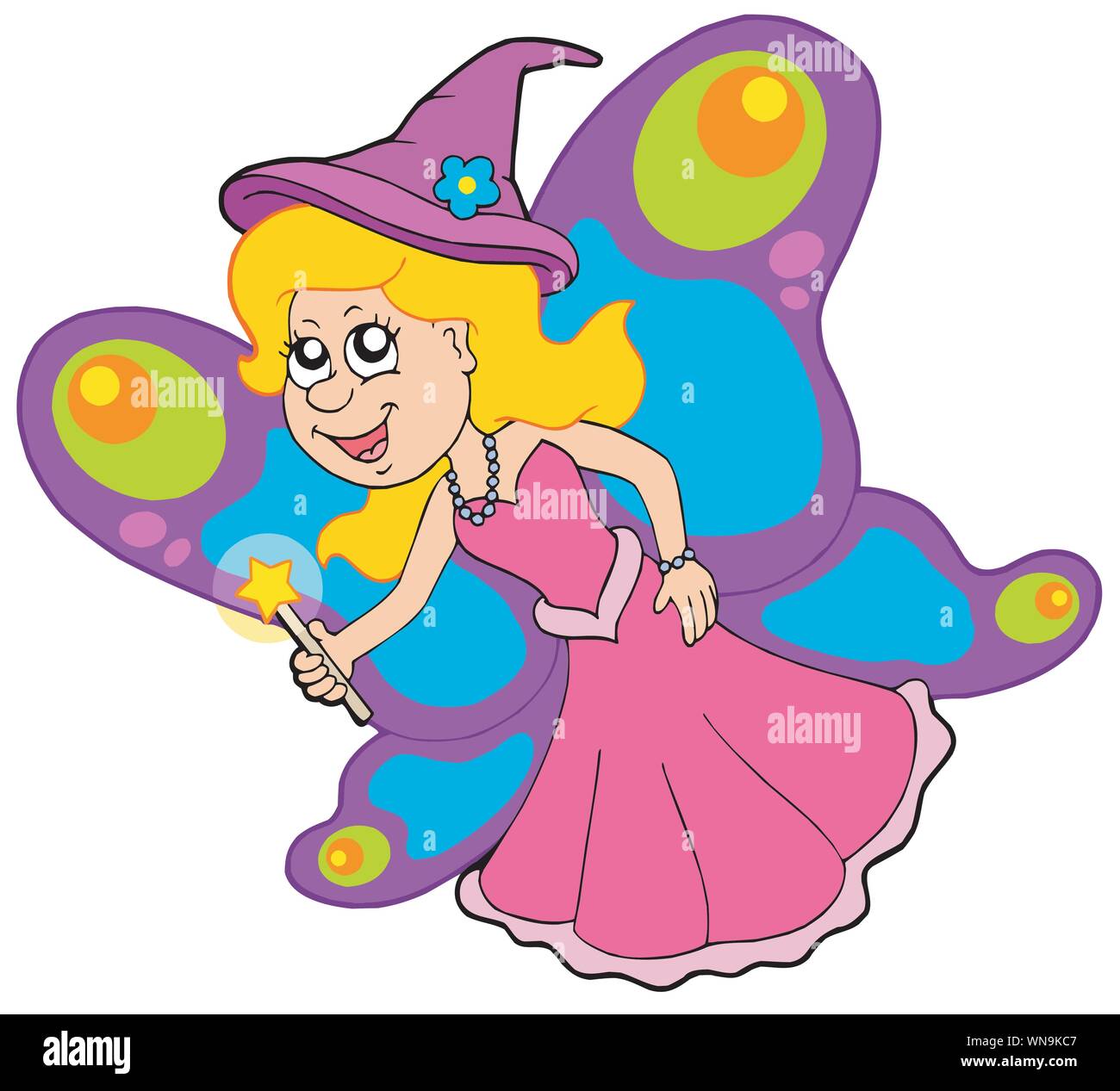 Fairy tale butterflies Stock Vector Images - Alamy