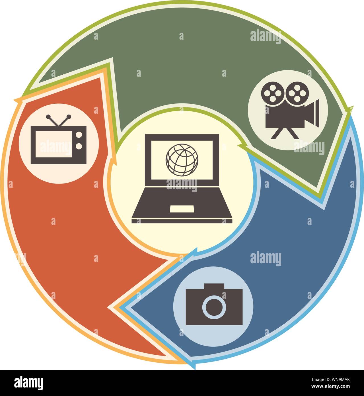 Converge converging Stock Vector Images - Alamy