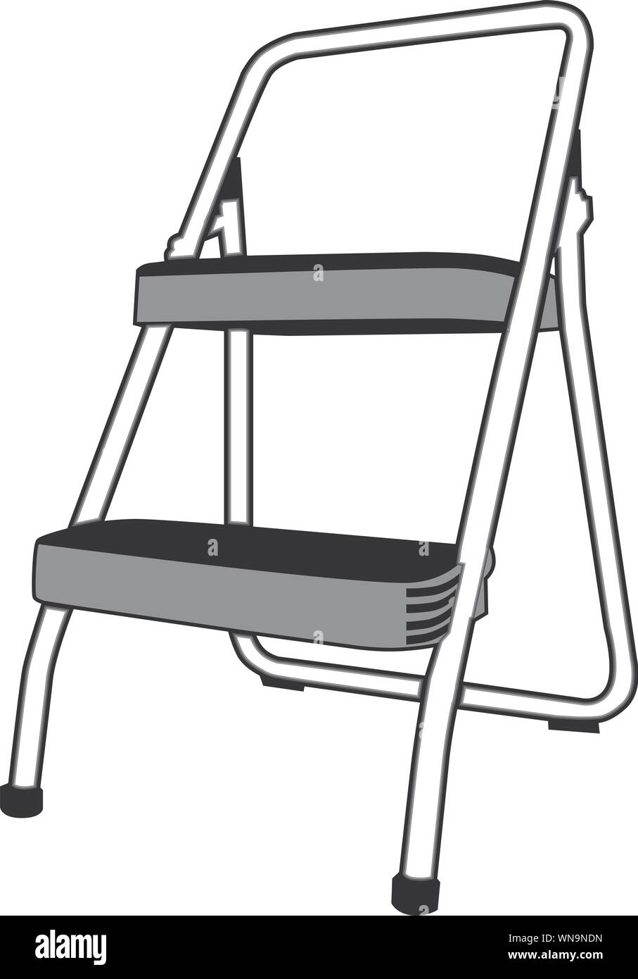 Kitchen step ladder Stock Vector Images - Alamy