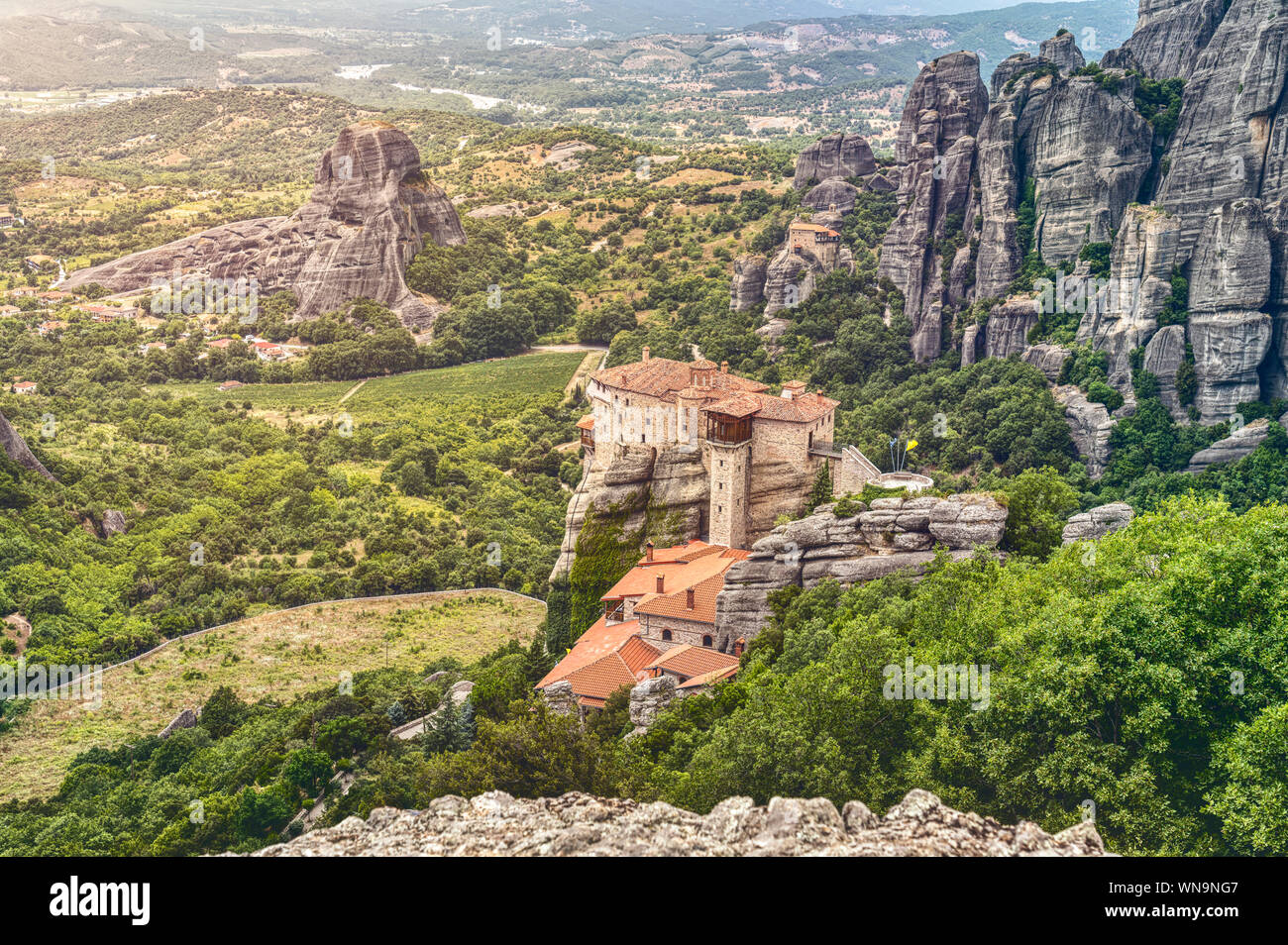 Monastery of st nicholas anapavsa hi-res stock photography and images ...
