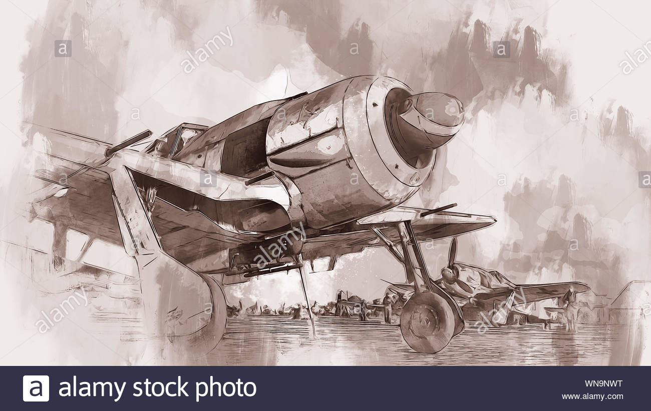 Focke Wulf 190 Fighter Stock Photos & Focke Wulf 190 Fighter Stock ...