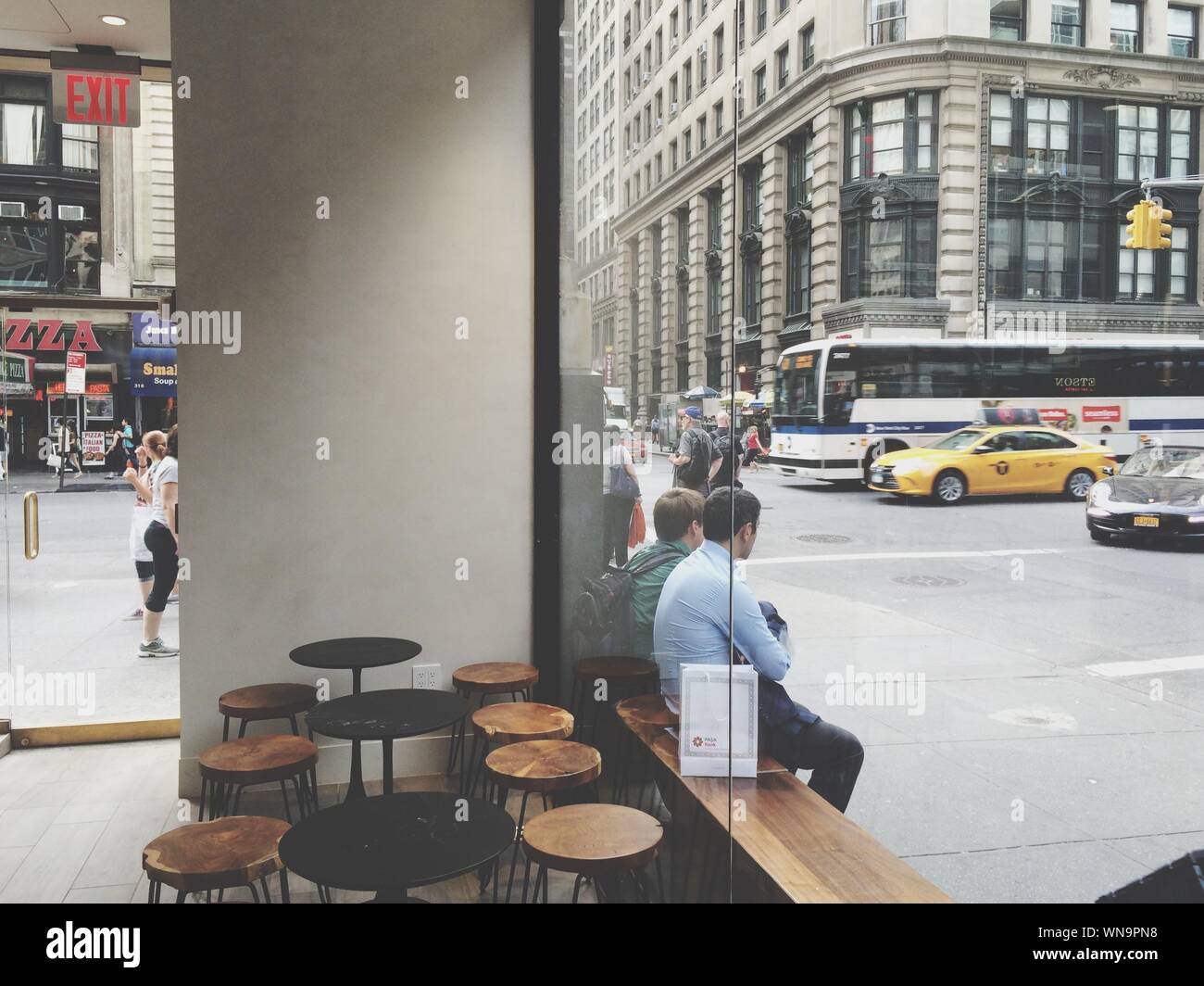 Cafe window street hi-res stock photography and images - Alamy