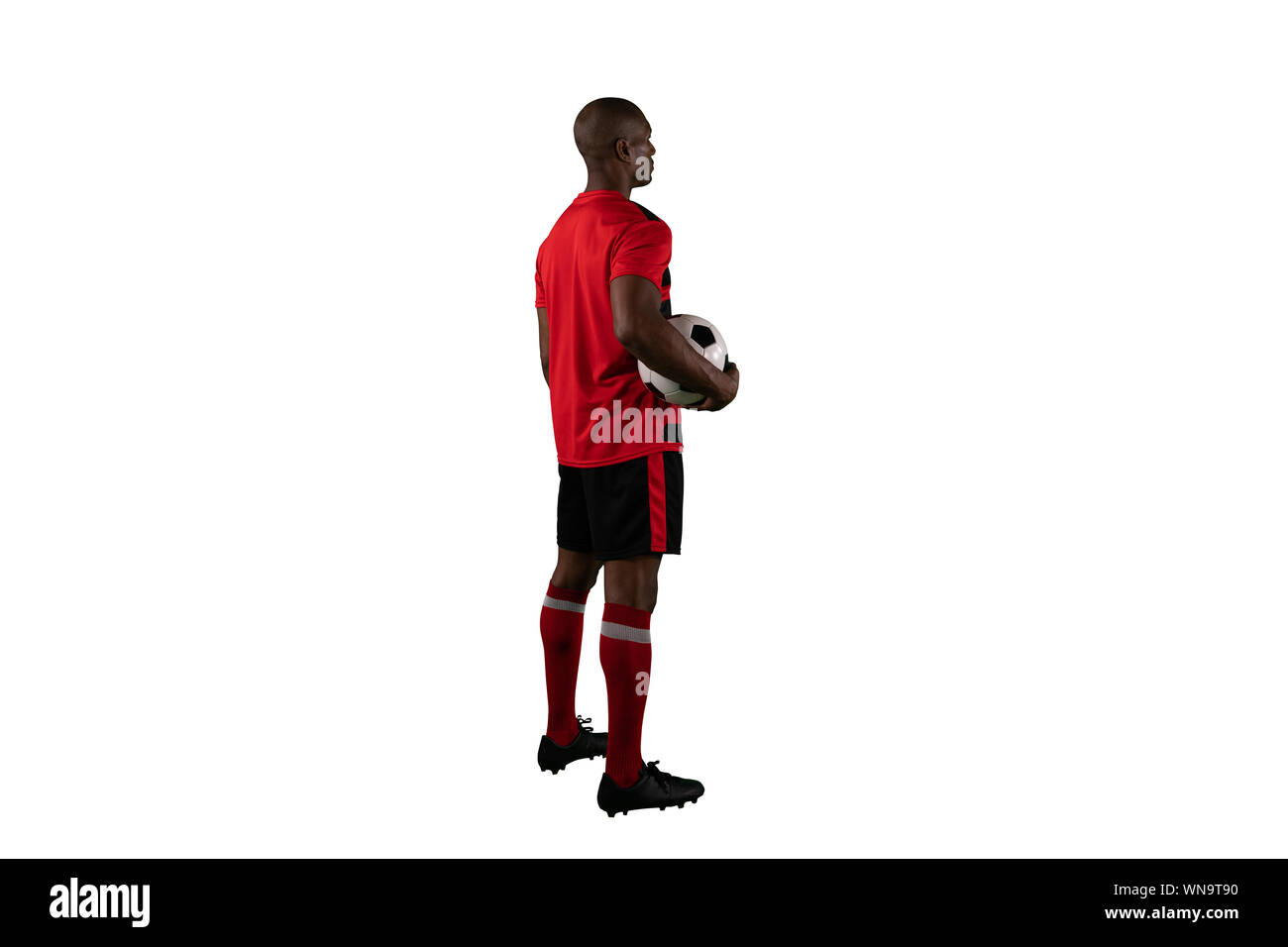 Black men football Cut Out Stock Images & Pictures - Alamy