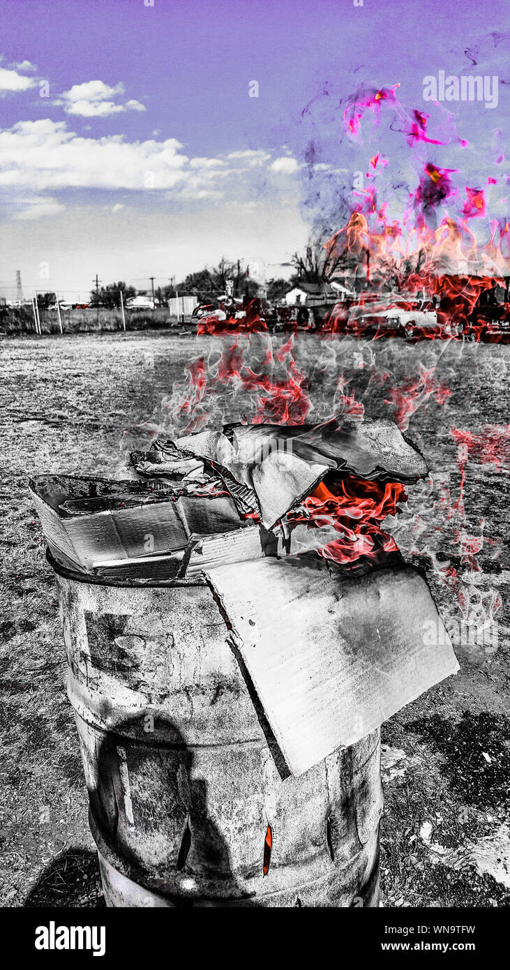 Fire barrel hi-res stock photography and images - Alamy