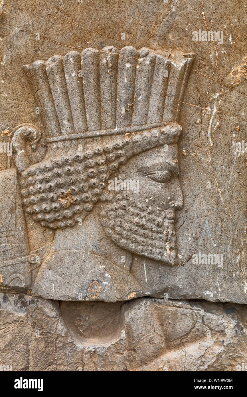 Ruins of the Tachara, Palace of Darius the Great, Persepolis ...