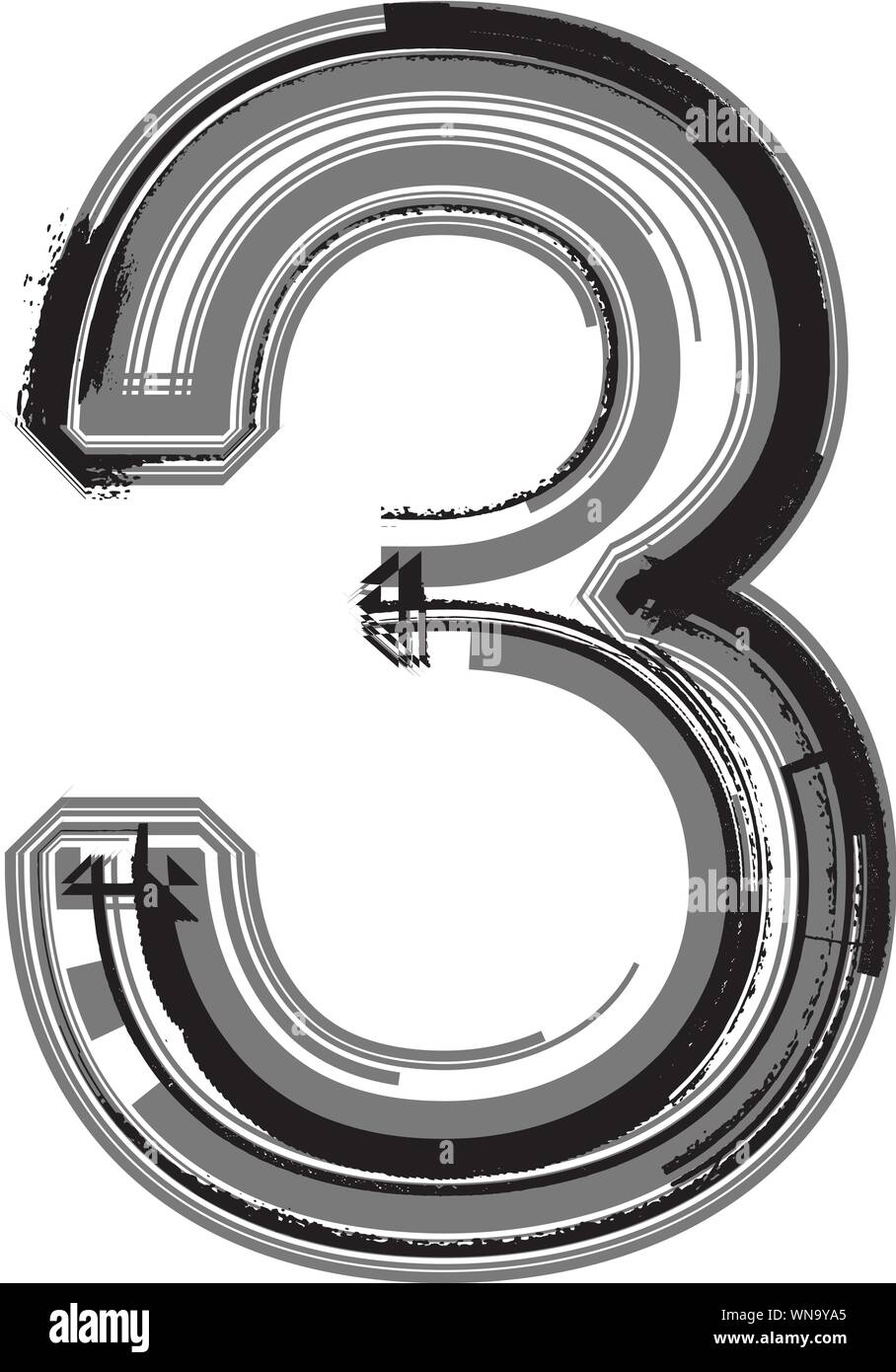 Third number hi-res stock photography and images - Alamy
